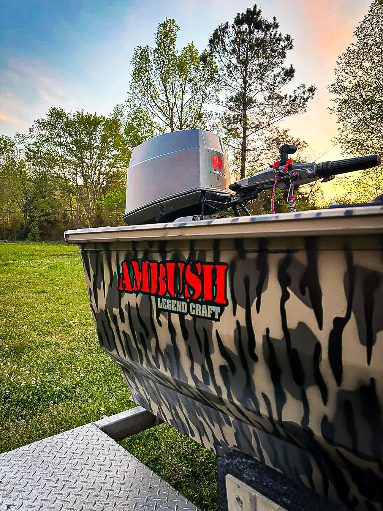 Custom Ambush Boat Decals – ACHunt